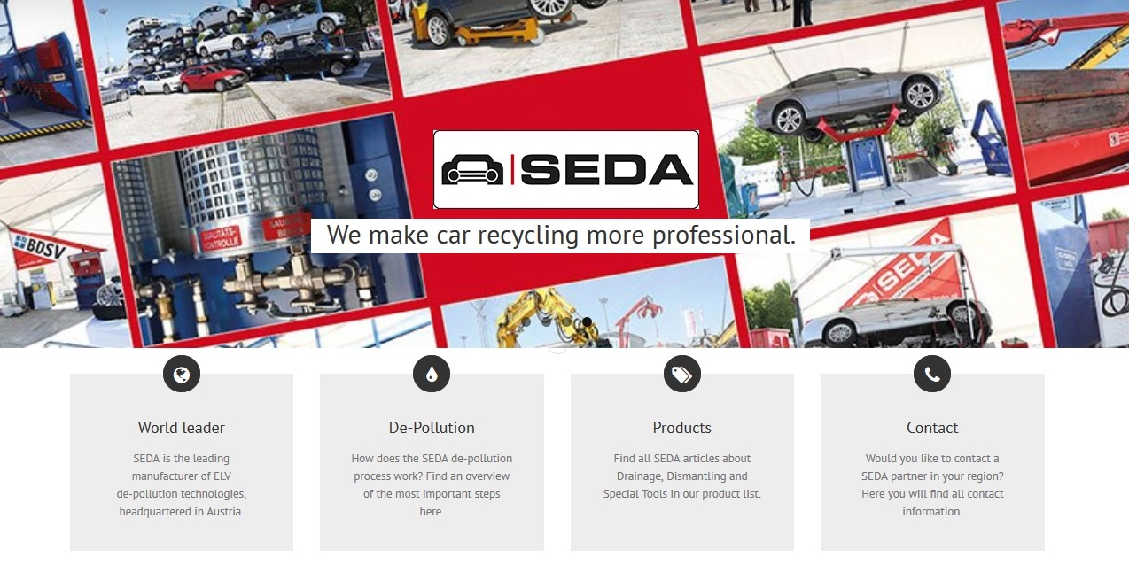 Suppliers to the vehicle recycling industry of vehicle depollution ...